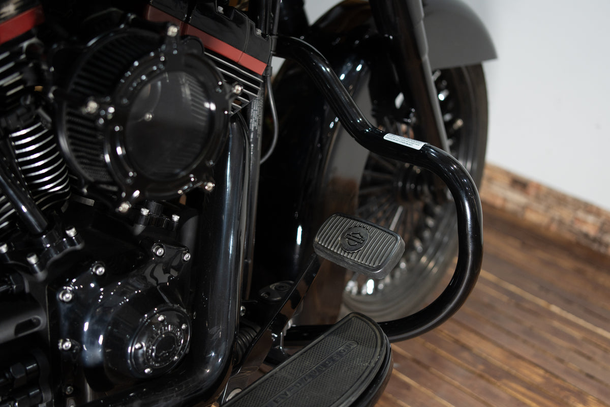 Harley Davidson modified crash bar for rocker c/fat bob/fat boy/street ...