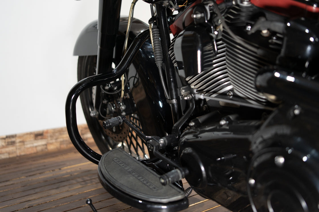 Harley Davidson modified crash bar for rocker c/fat bob/fat boy/street ...