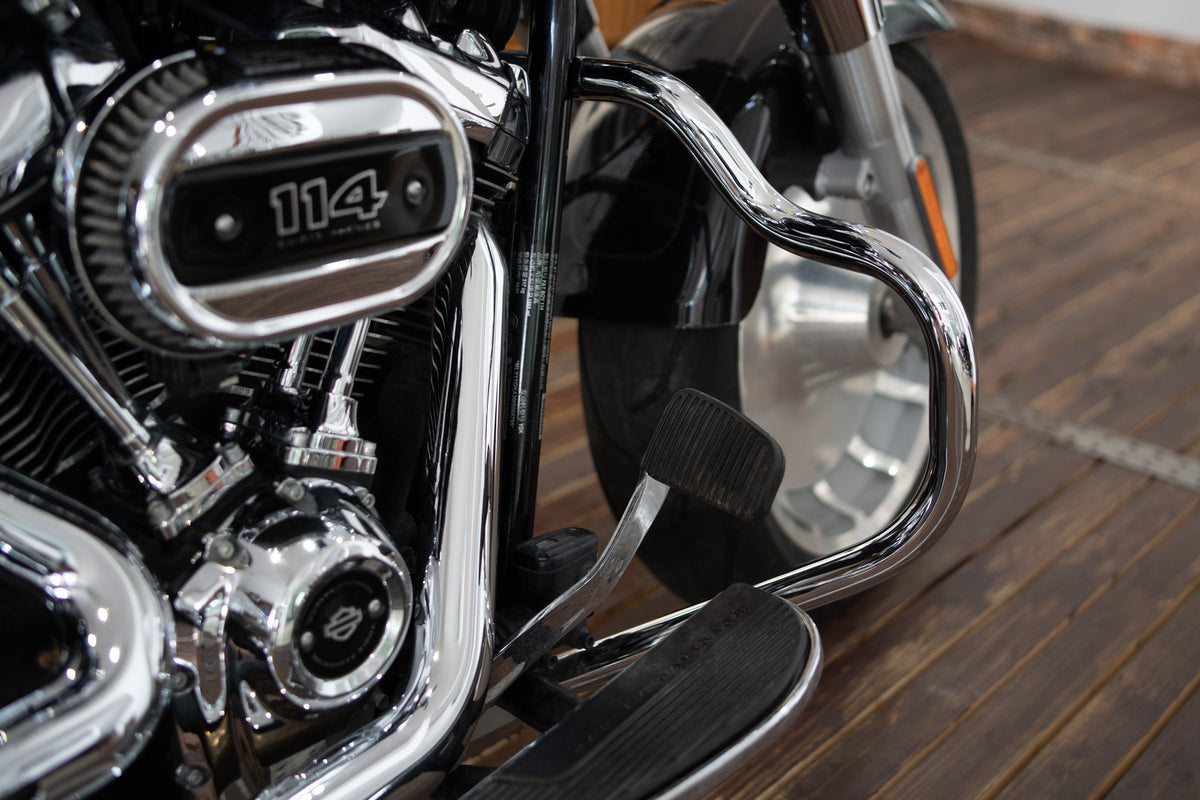 Harley Davidson modified crash bar forfat bob/street bob/low rider/low ...